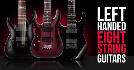 Best Left Handed 8 String Guitars 2025 (Top Picks For All Budgets!)