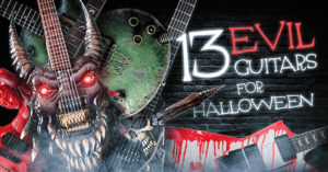 13 EVIL Halloween Themed Guitars - The Scariest Designs!