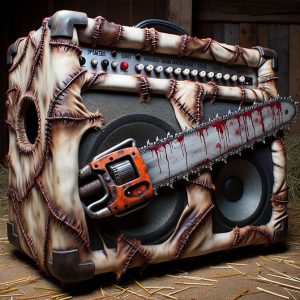 13 Guitar Amps Designed By AI (Based On Iconic Horror Movies)