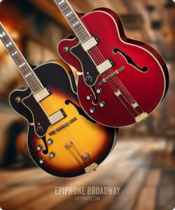7 Best Left Handed Hollow Body Guitars 2026 (For All Budgets!)