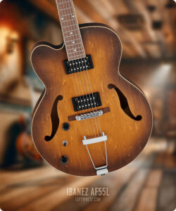 7 Best Left Handed Hollow Body Guitars 2026 (For All Budgets!)