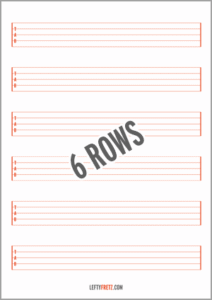 Blank Bass Tab Paper (Free Printable PDF Sheets)