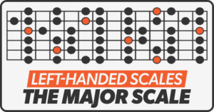 The Major Scale Left Handed Charts & Free PDF